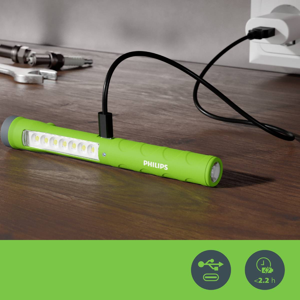 Philips X30PENX1 Xperion 3000 Penlight LED Stiftleuchte akkubetrieben 1 ...