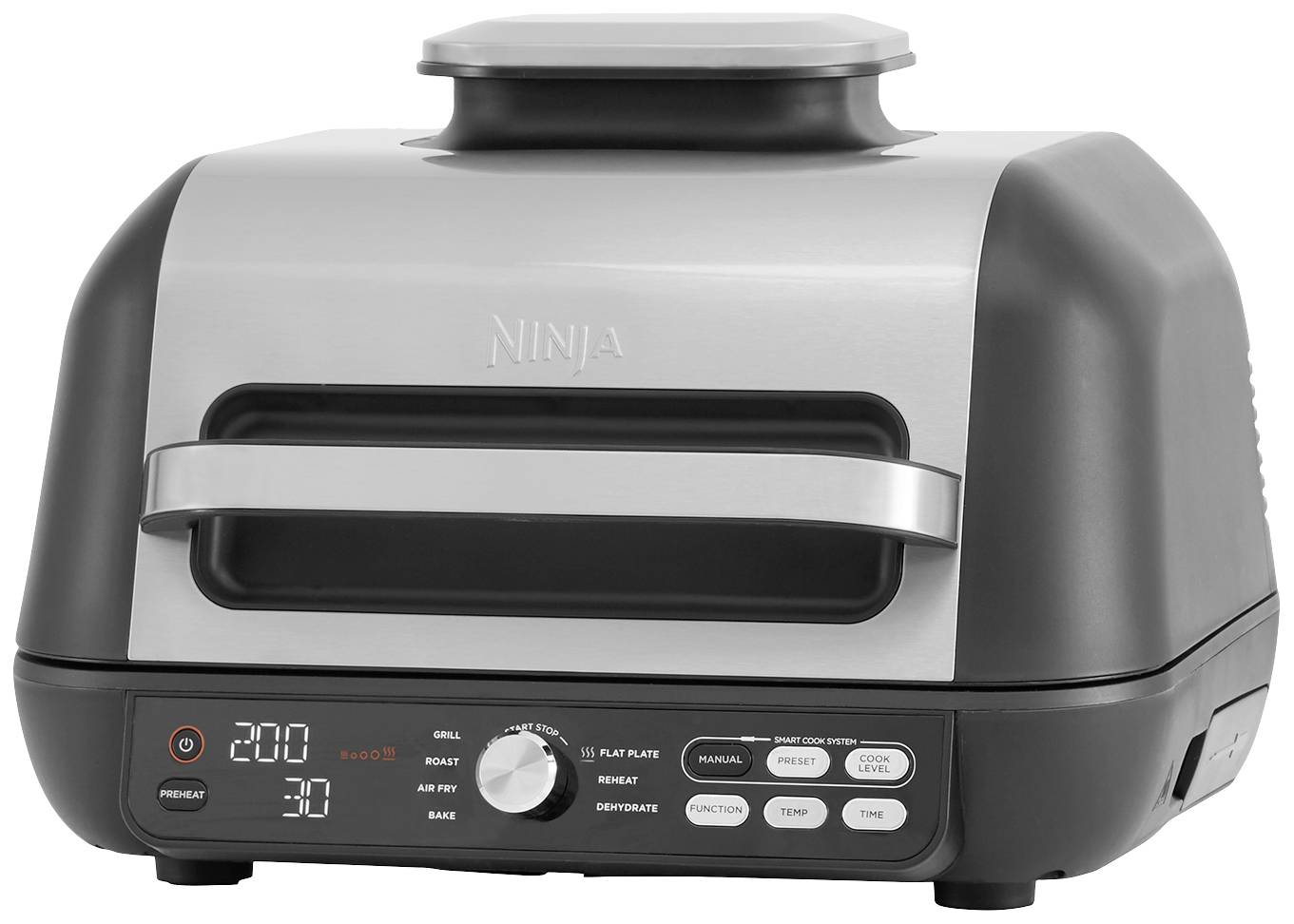 Ninja AG651 Heißluft-Fritteuse 3.78l Grillfunktion Schwarz, Silber ...