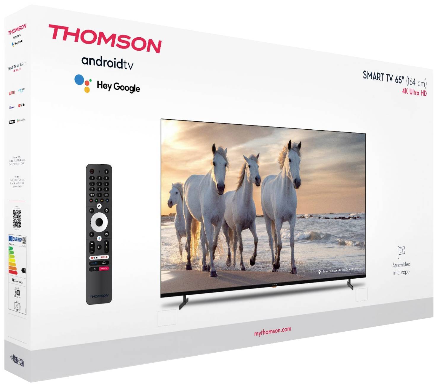 Thomson 65UA5S13 LED-TV 165cm 65 Zoll EEK F (A - G) DVB-C, DVB-S, DVB ...