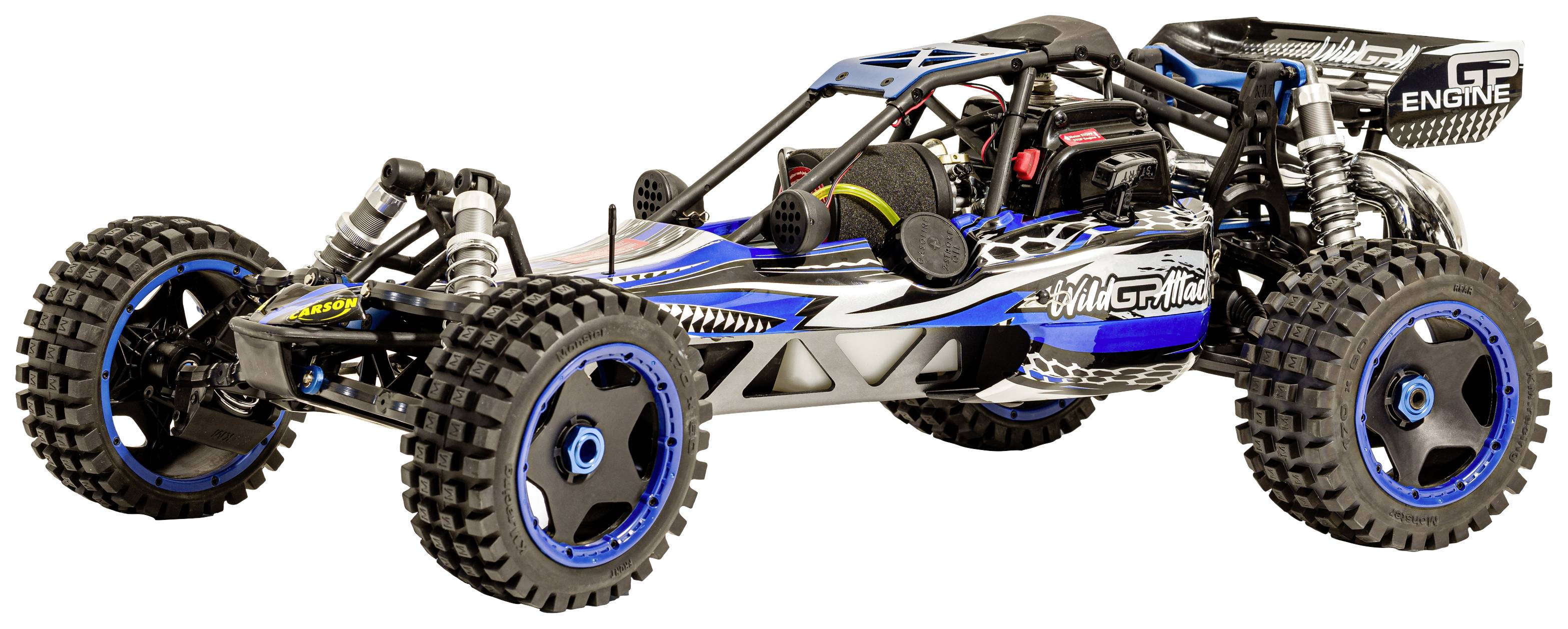 Carson Modellsport Wild GP Attack 1:5 RC Modellauto Benzin Buggy RtR 2 ...