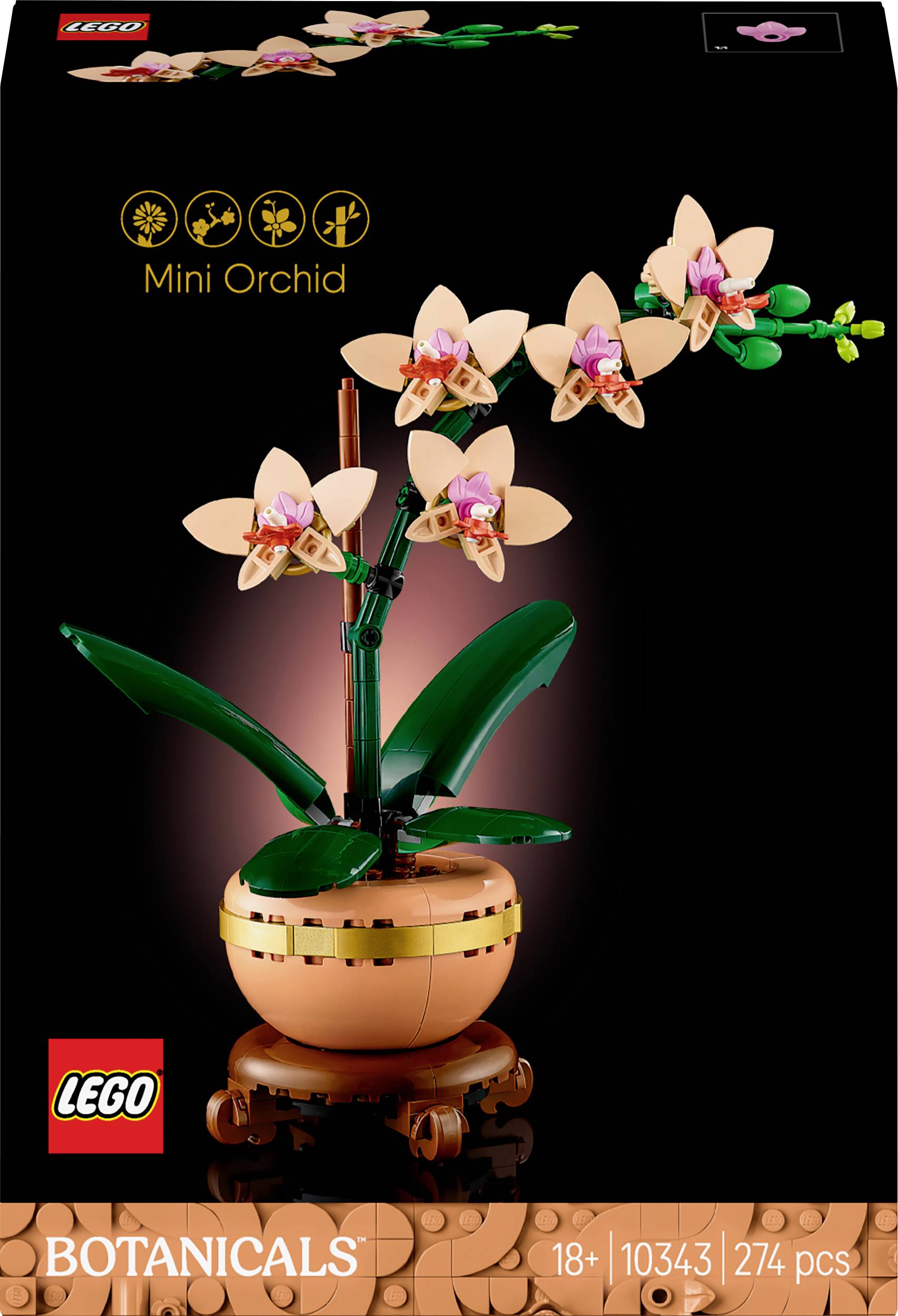 10343 LEGO® ICONS™ Mini-Orchidee, LEGO ICONS | SMDV