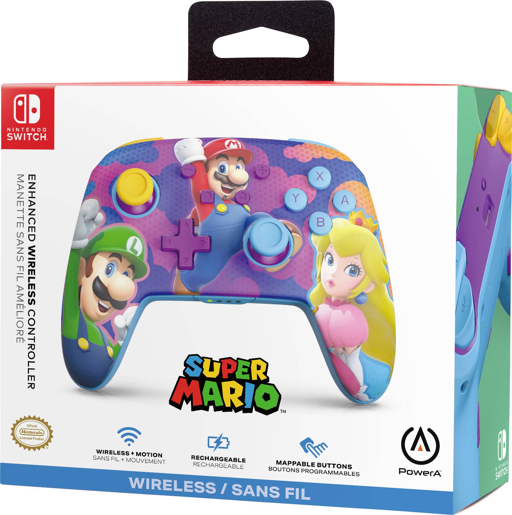 Power A "Color Splash Heroes" Controller Nintendo Switch, Nintendo ...