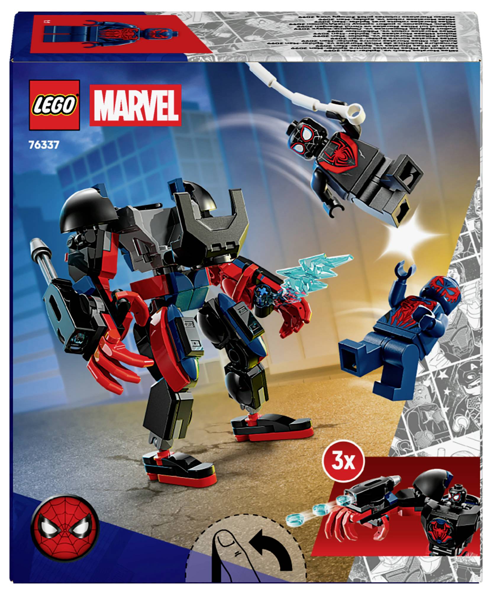 76337 LEGO® MARVEL SUPER HEROES Miles Morales Mech vs. Spider-Man 2099 ...