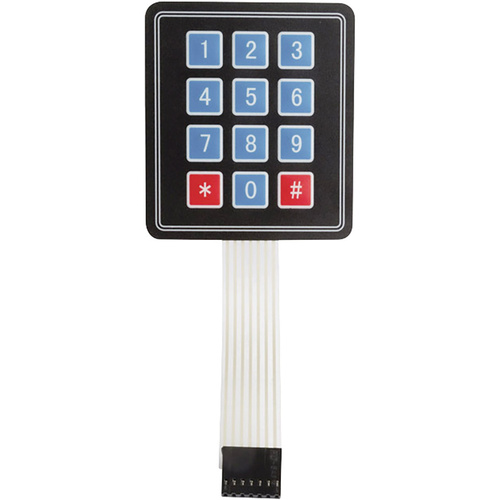 Whadda Vma300 Folientastatur Passend Für Einplatinen Computer Pcduino Arduino Uno Arduino