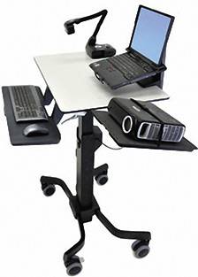 Ergotron TeachWell Mobile Digitale Workspace (MDW) 1fach Mobiler Sitz ...