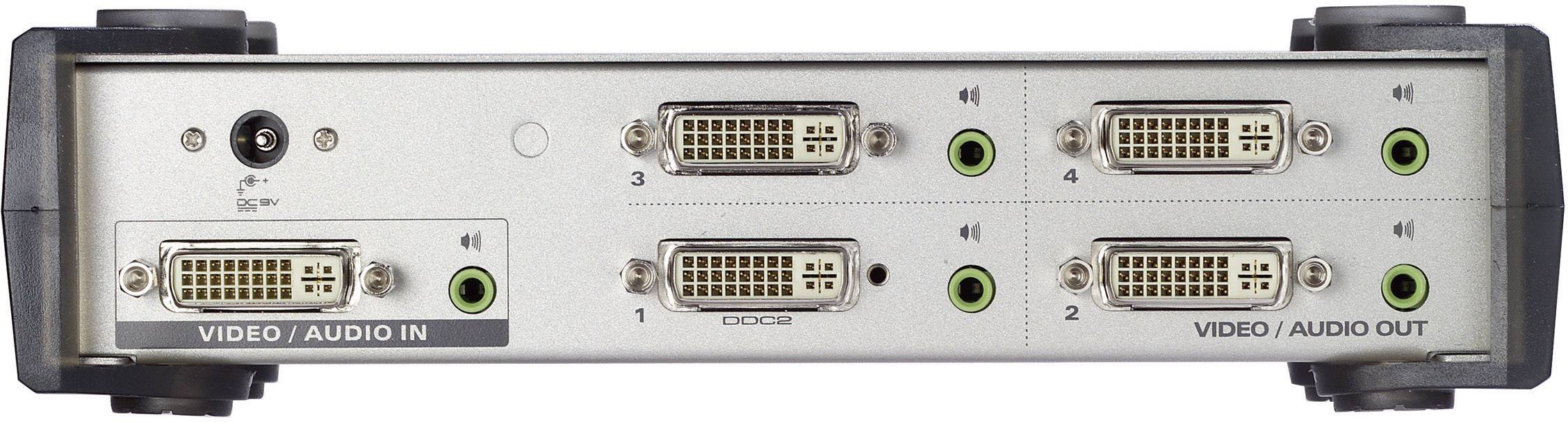 ATEN VS164-AT-G 4 Port DVI-Splitter 1920 x 1200 Pixel Silber ...