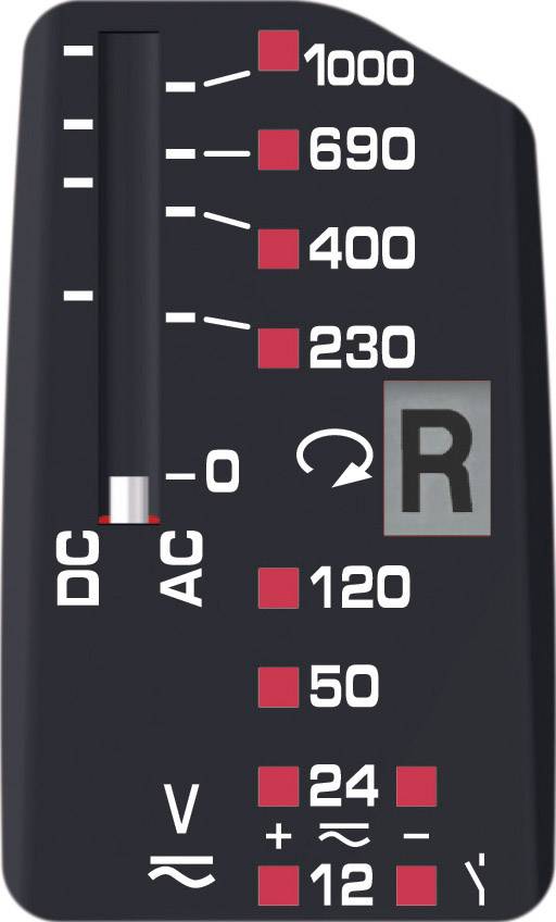 Benning DUSPOL analog Zweipoliger Spannungsprüfer CAT III 1000 V, CAT ...