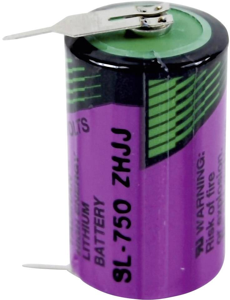 Tadiran Batteries SL 750 PR Spezial-Batterie 1/2 AA U-Lötpins Lithium 3 ...