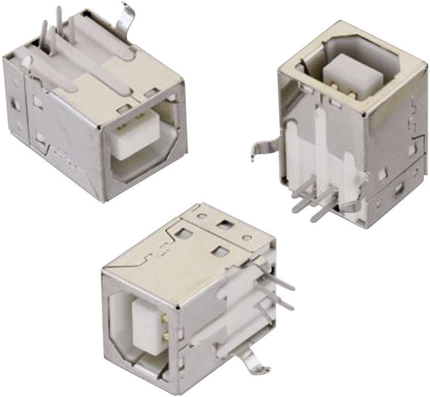 Würth Elektronik USB Typ B liegend WR-COM Buchse, Einbau vertikal WR ...