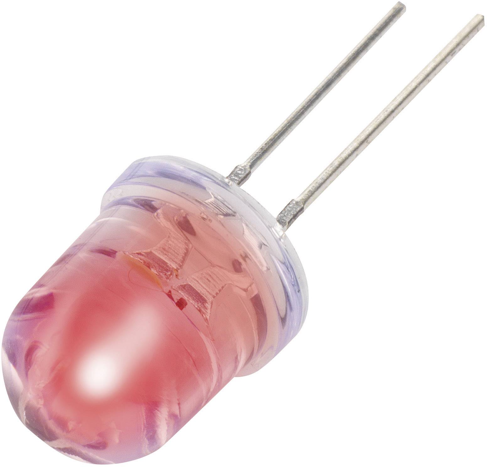 YBR-80FRW00 LED bedrahtet Rot, Weiß Rund 8mm 770 mcd, 7500 mcd 20°, 30 ...