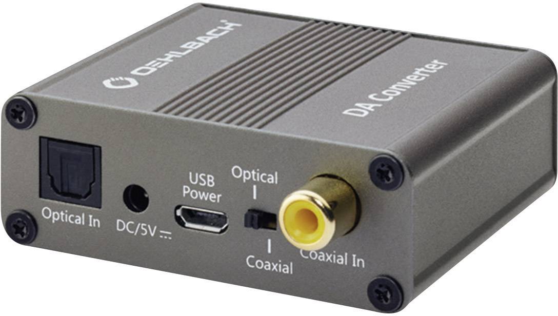 Oehlbach Audio Konverter DA Converter [Toslink, Cinch-Digital - Cinch ...