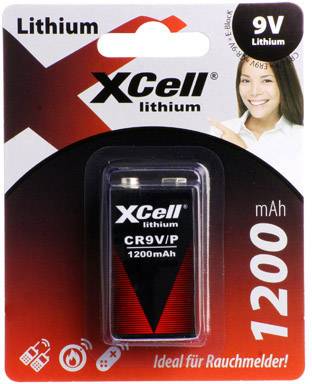 XCell CR9V/P 9V Block-Batterie Lithium 1200 mAh 9V 1St. | digitalo