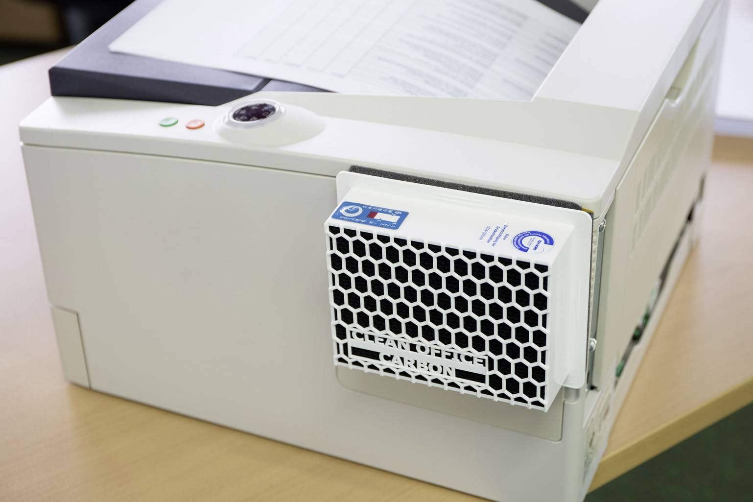 Clean Office Carbon Laserdrucker Filter Feinstaub / Ozon Selbstklebend ...