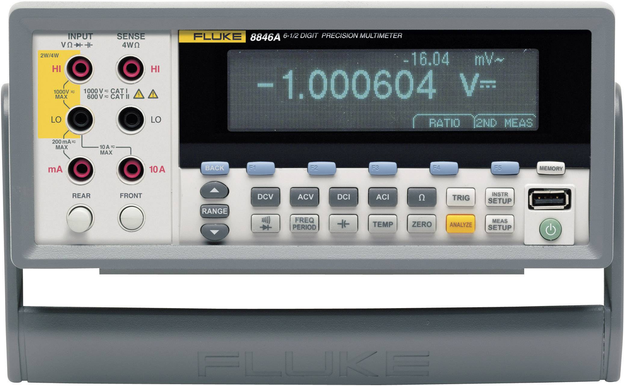 Fluke Calibration 2577383 Tisch-Multimeter digital CAT II 600V Anzeige ...