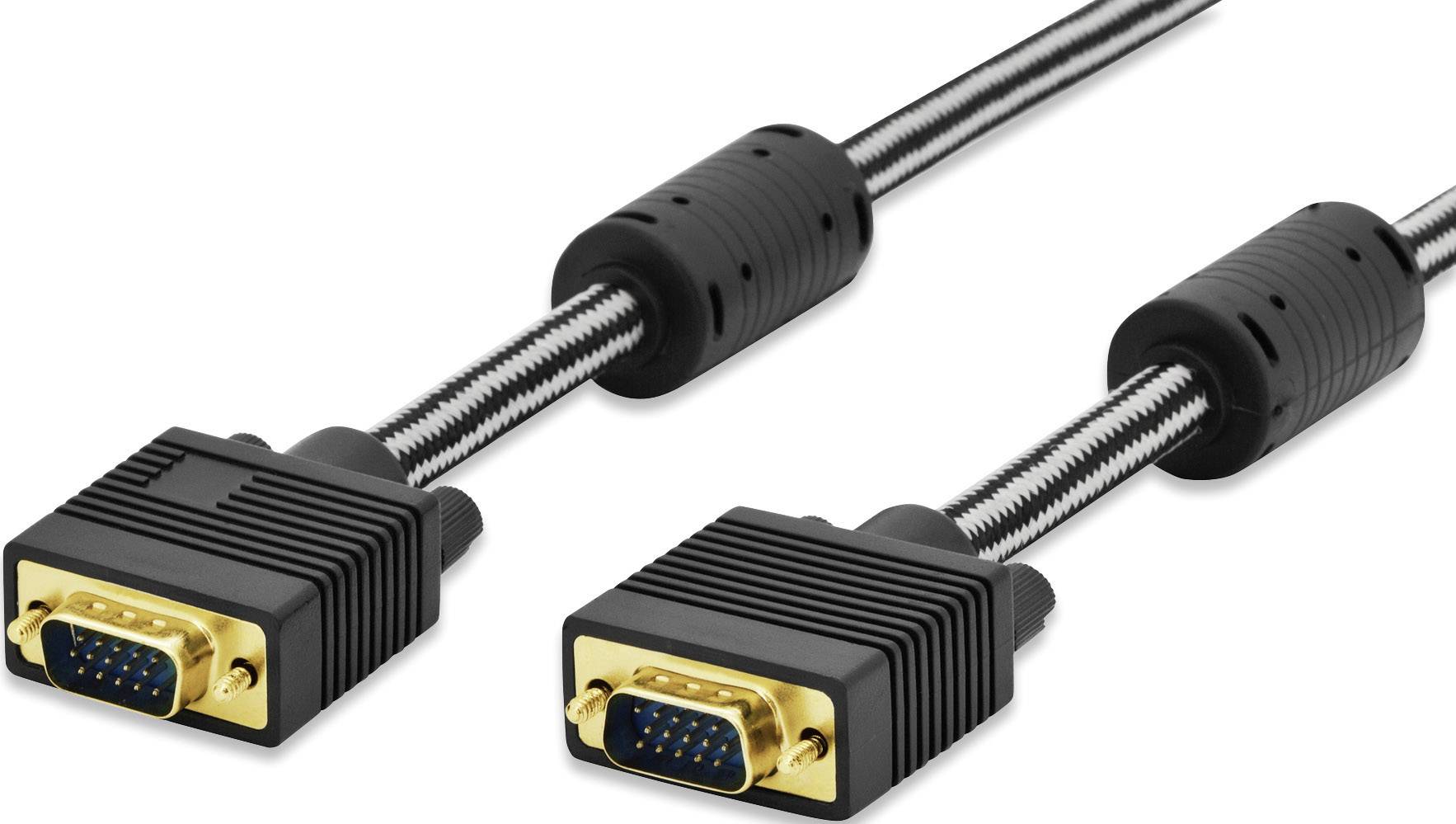 Ednet VGA Anschlusskabel 1.80m 84530 vergoldete Steckkontakte ...