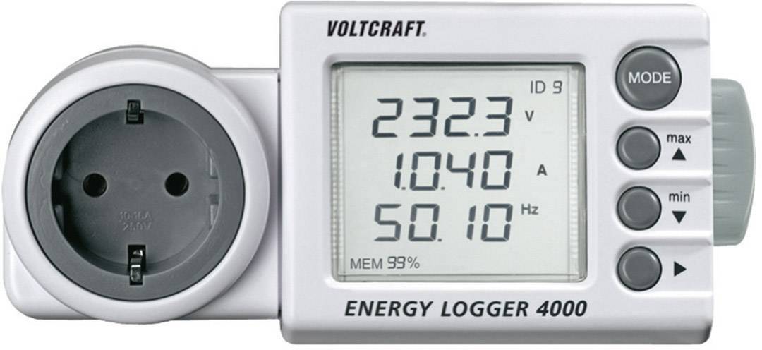 VOLTCRAFT ENERGY-LOGGER 4000 Energiekosten-Messgerät Stromtarif ...