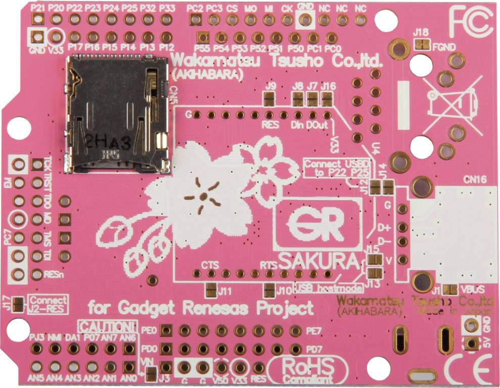 Renesas Entwicklungsboard GR-SAKURA Board Gadget | voelkner