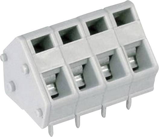 DECA 1282830 Federkraftklemmblock 4.00mm² Polzahl (num) 2 Grau | voelkner