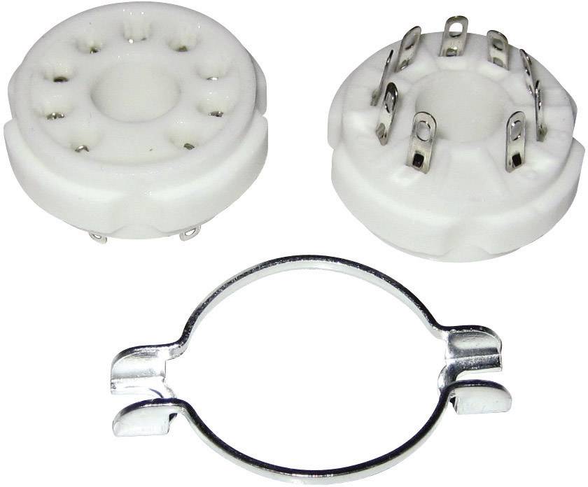 Röhrensockel 1 St. 130565 Polzahl: 9 Sockel: Magnoval Montageart ...