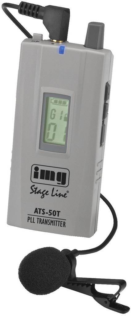 IMG STAGELINE ATS-50T Ansteck Mikrofon-Sender Übertragungsart (Details ...