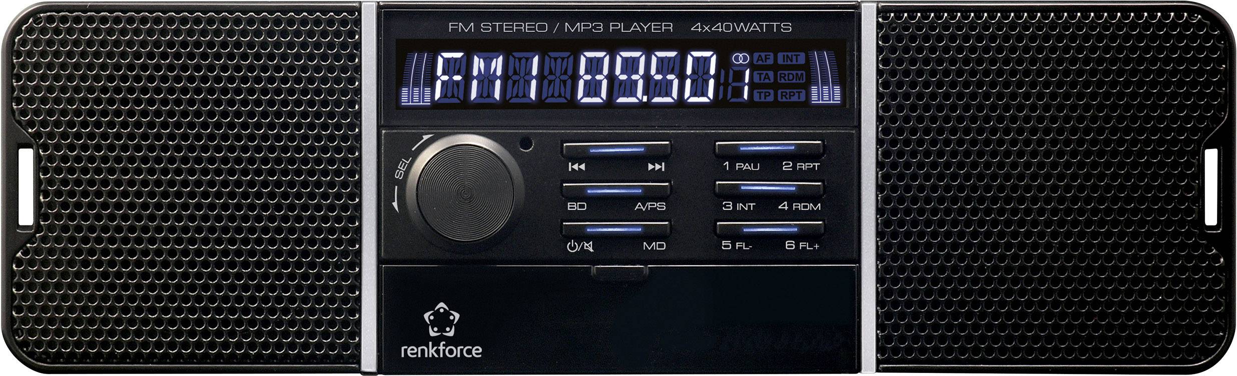 Renkforce RUSD-SP 12V/24 Autoradio inkl. Fernbedienung, Retro Design ...
