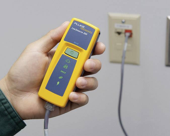 Fluke Networks LSPRNTR-300 LinkSprinter Netzwerktester, Kabeltester ...