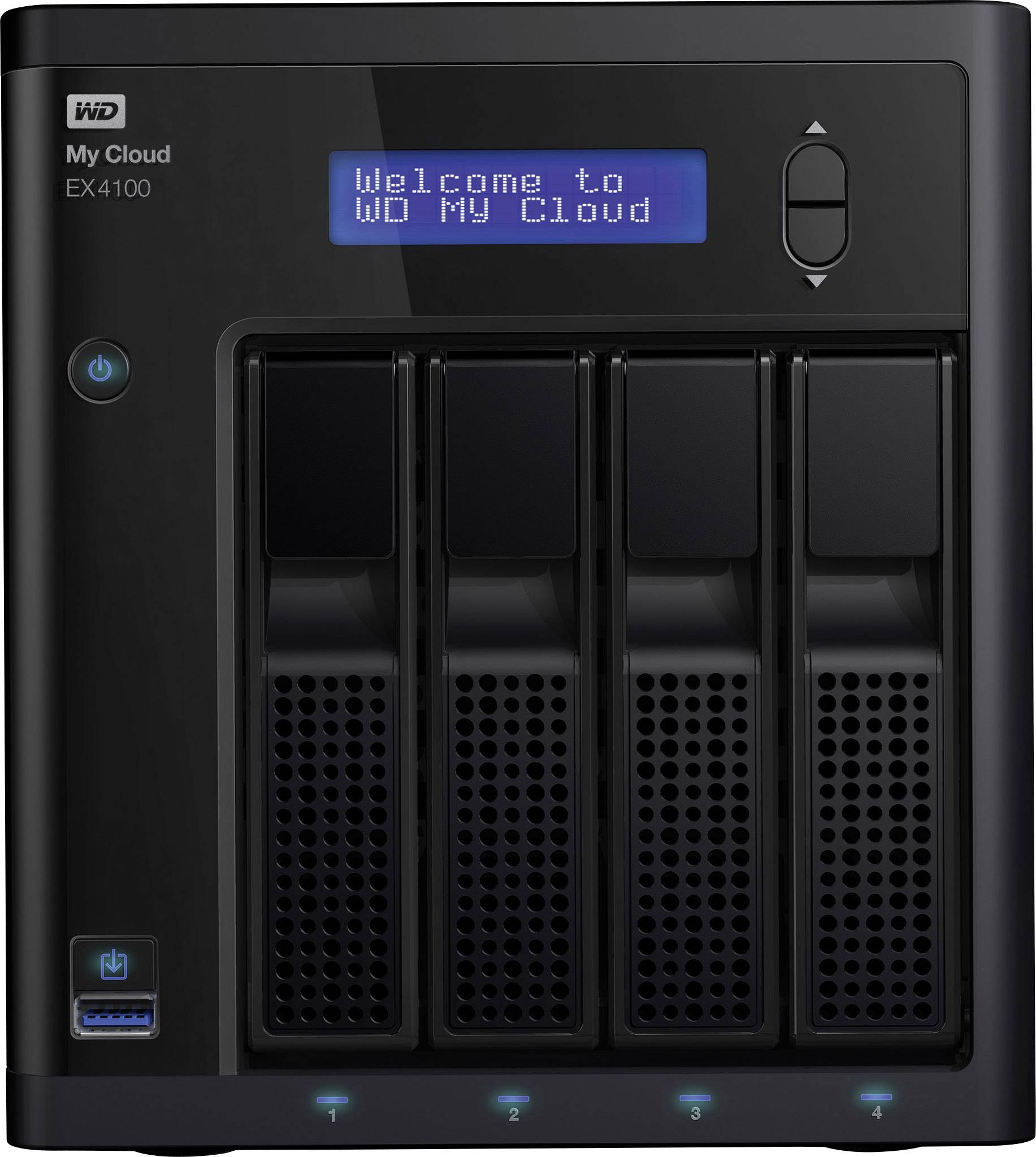 WD My Cloud™ EX4100 NAS-Server 32TB 4 Bay bestückt mit WD Red ...