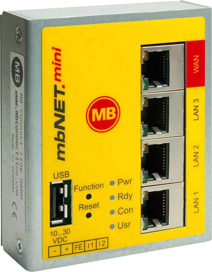 MB Connect Line GmbH Industrie Router USB, LAN Anzahl Eingänge: 2 x ...