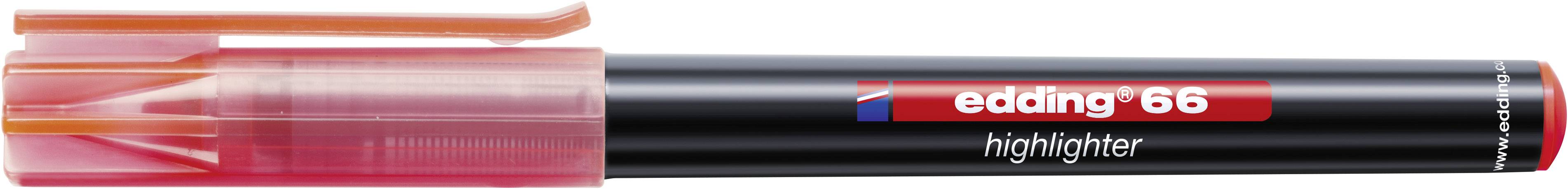 Edding Textmarker 66highlighter 4-66002 Rot 1 mm, 4mm | SMDV