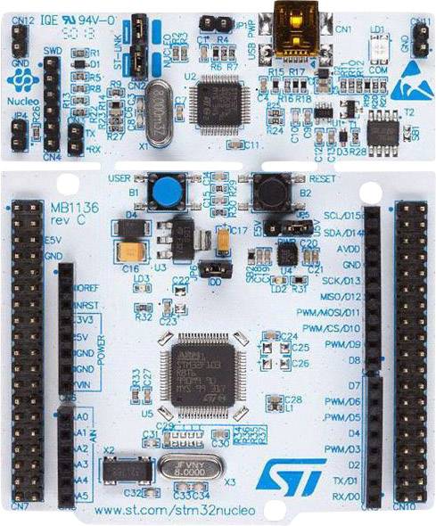 STMicroelectronics NUCLEO-F401RE Entwicklungsboard NUCLEO-F401RE STM32 F4 Series ...