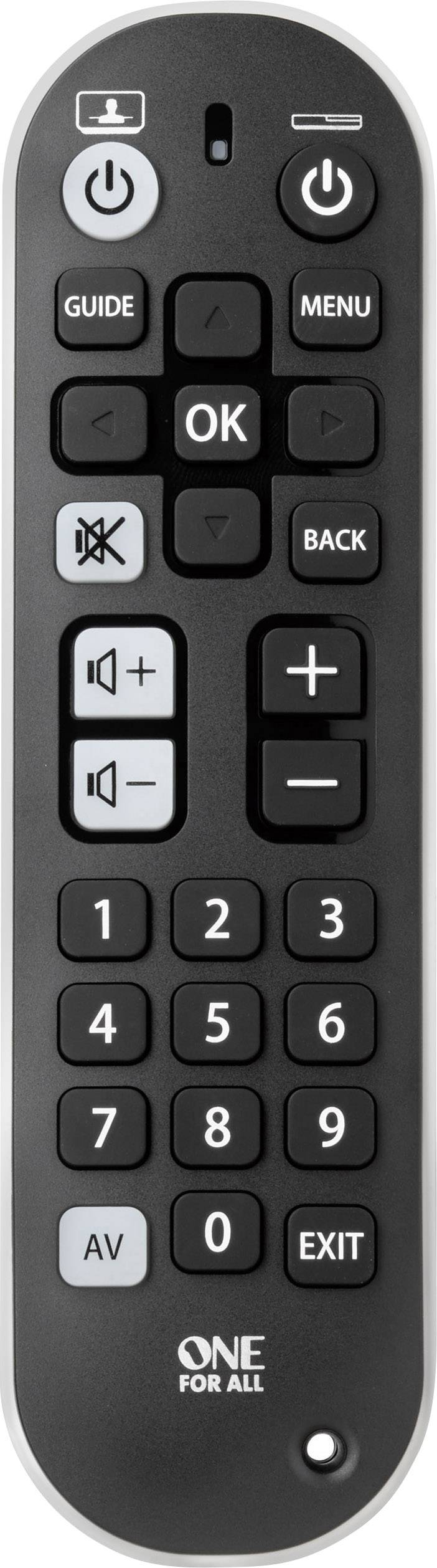 One For All Zapper+ URC6820 Universal Fernbedienung Schwarz, Weiß ...