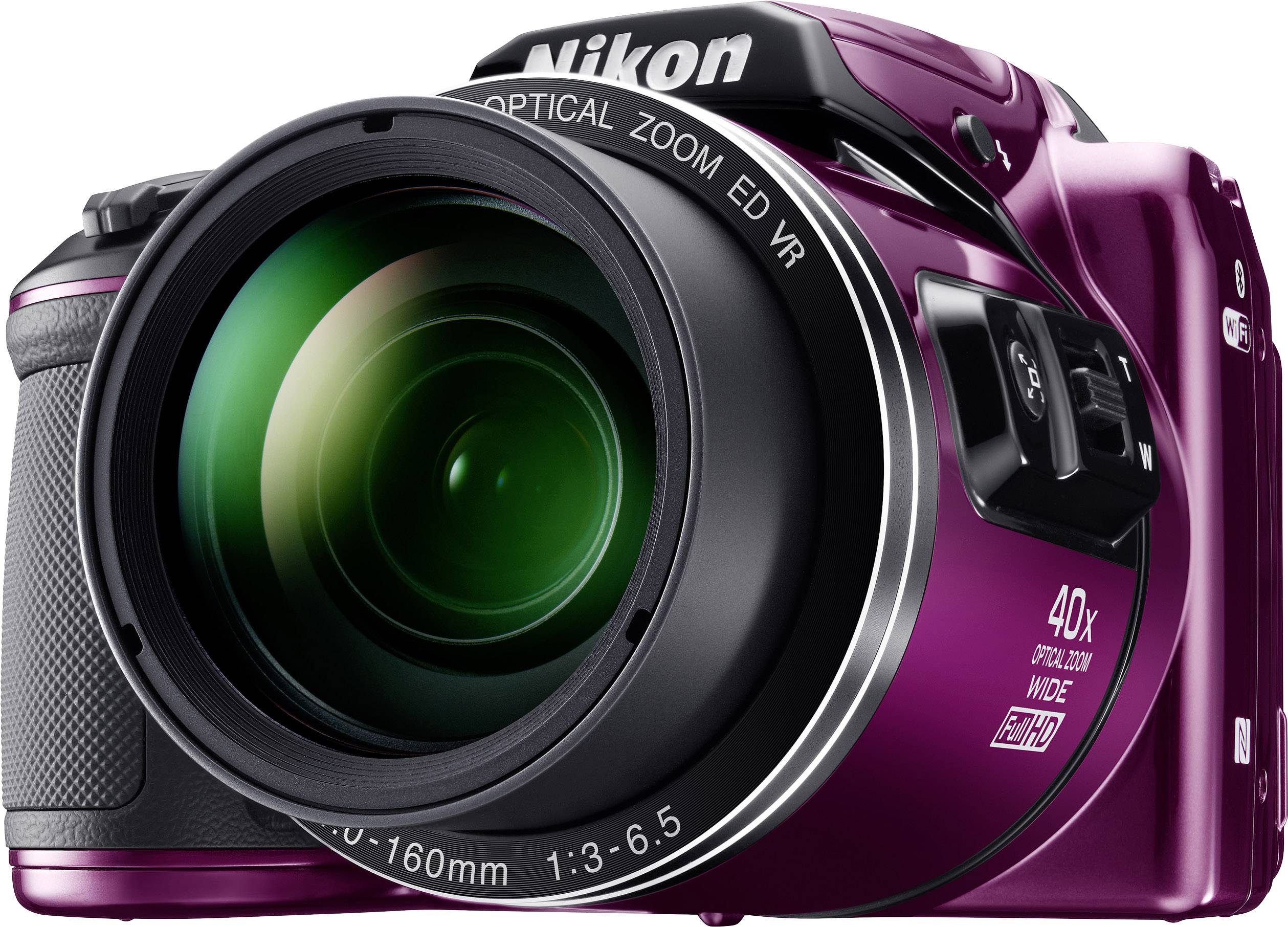 Nikon Coolpix B-500 Digitalkamera 16 Megapixel Opt. Zoom: 40 x Lila ...