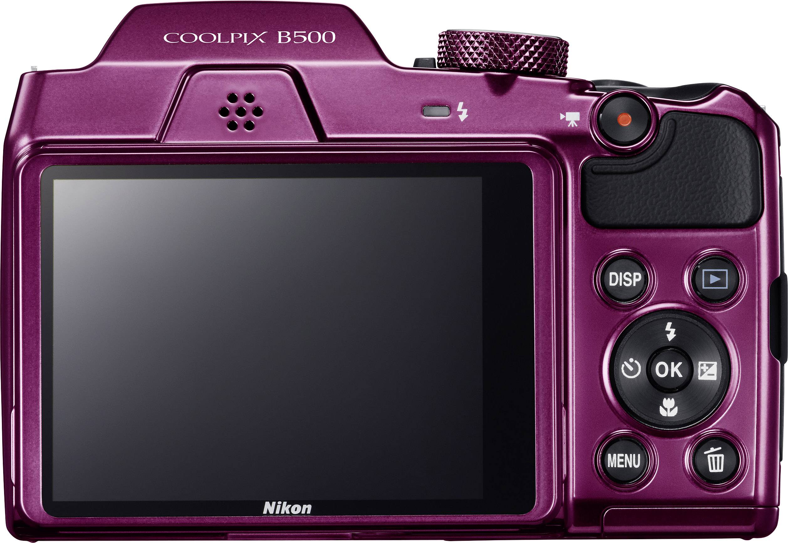 Nikon Coolpix B-500 Digitalkamera 16 Megapixel Opt. Zoom: 40 x Lila ...