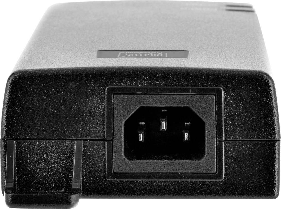 Digitus DN-95104 PoE Injektor 1 GBit/s IEEE 802.3at (25.5 W), IEEE 802 ...