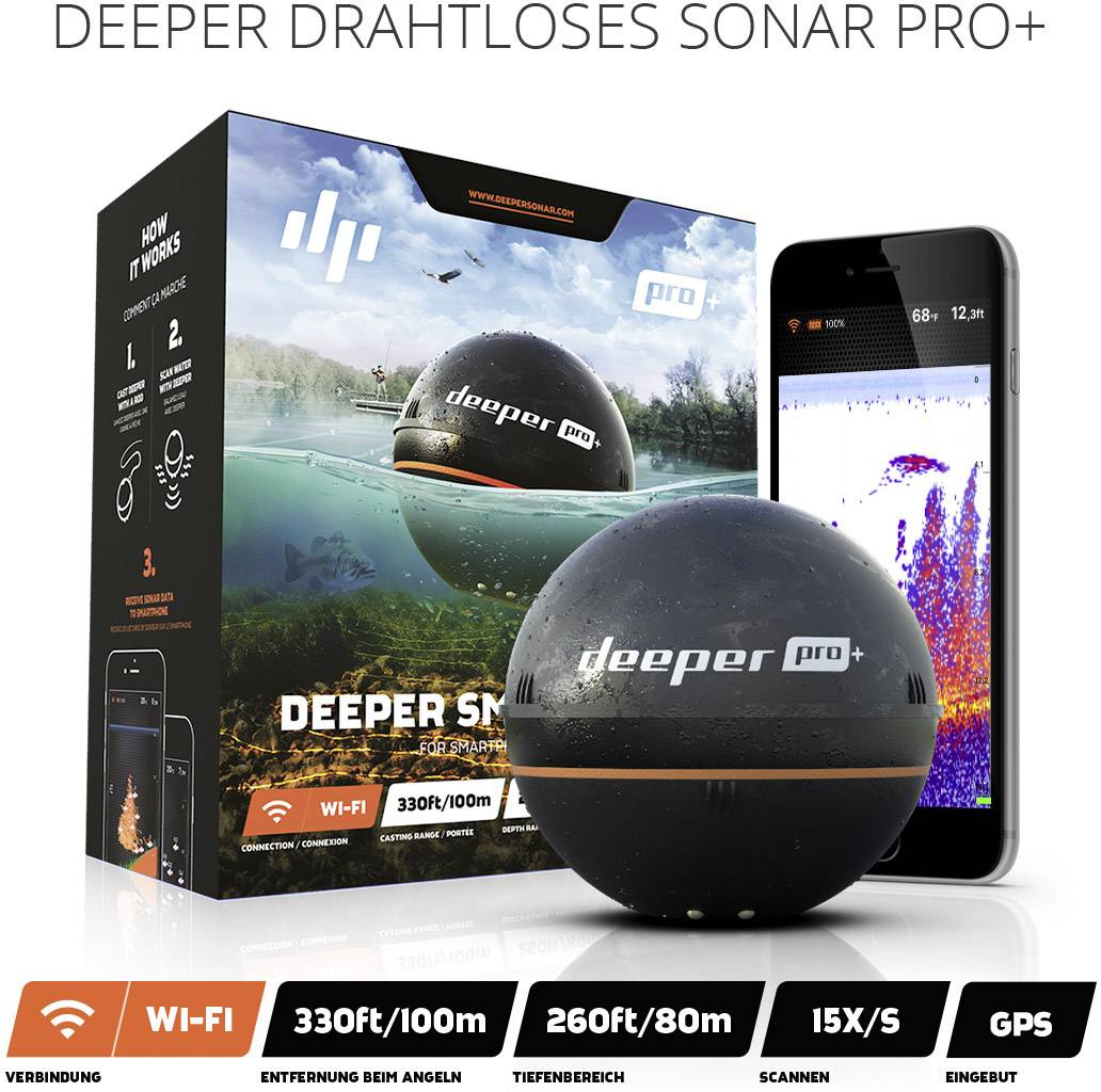 Deeper Smart PRO+ Fischfinder versandkostenfrei | voelkner