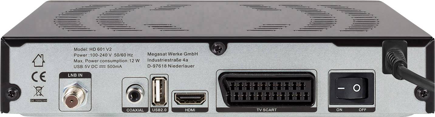 MegaSat HD 601 V3 HD-SAT-Receiver Einkabeltauglich | voelkner