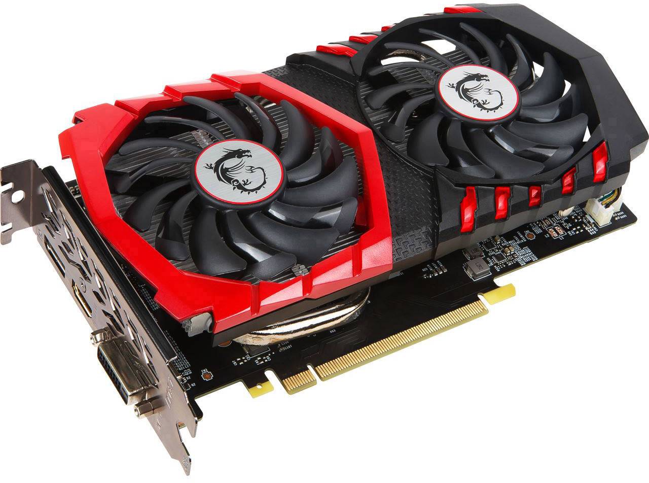 MSI Gaming Grafikkarte Nvidia GeForce GTX1050 Ti Gaming X 4GB GDDR5X ...