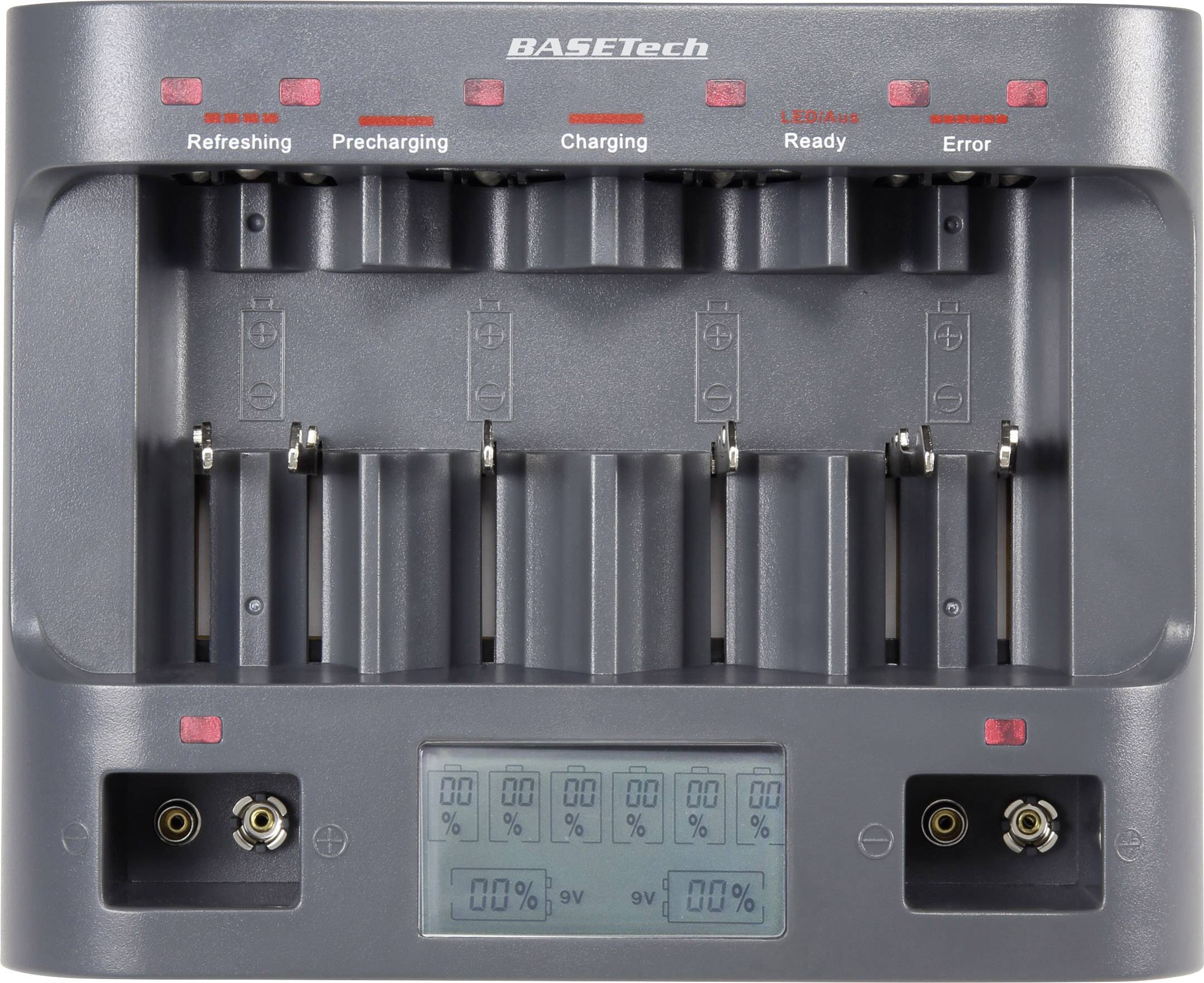 Basetech BTL-11 Rundzellen-Ladegerät NiCd, NiMH Micro (AAA), Mignon (AA ...