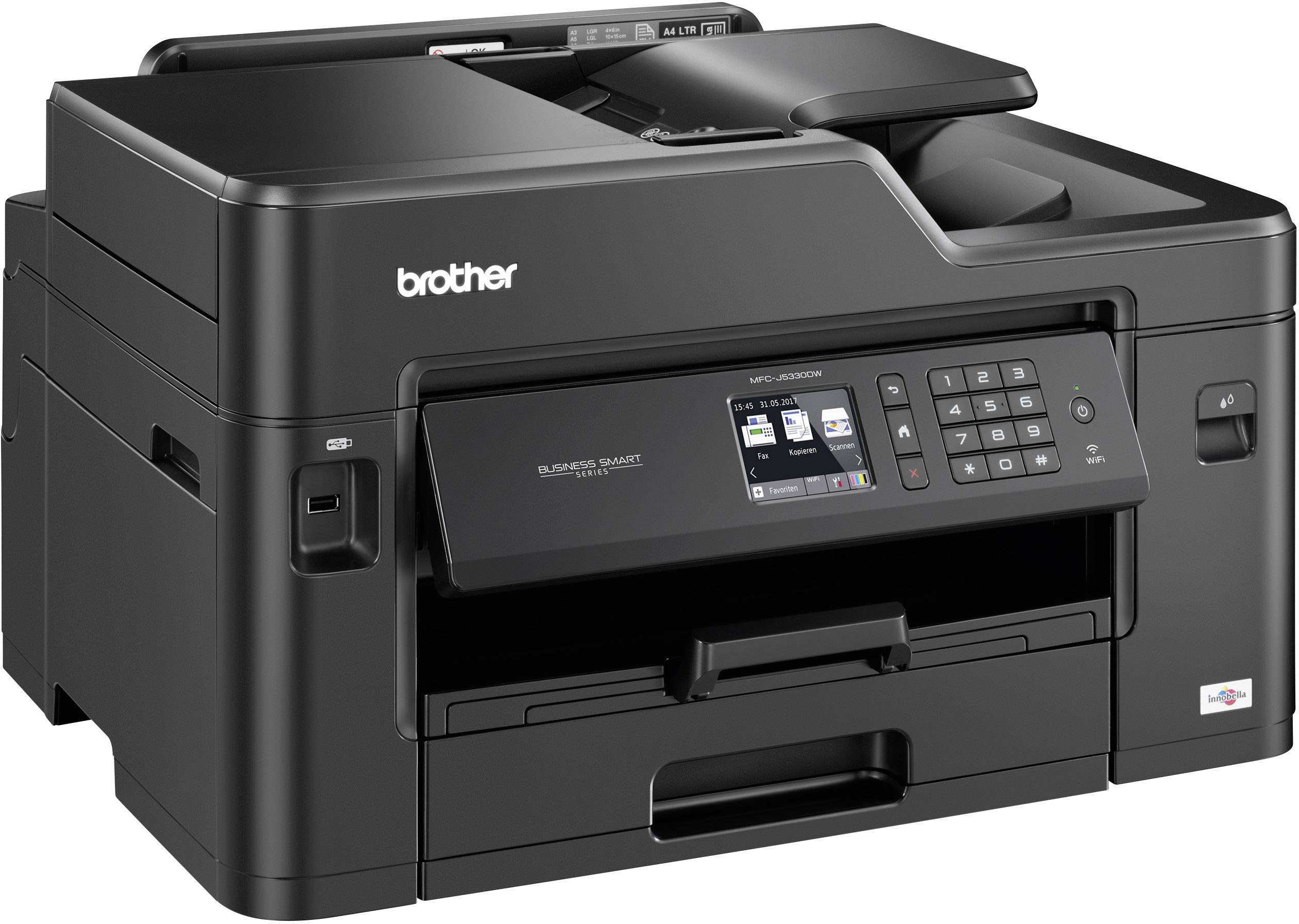 Brother MFC-J5330DW Farb Tintenstrahl Multifunktionsdrucker A3 Drucker ...
