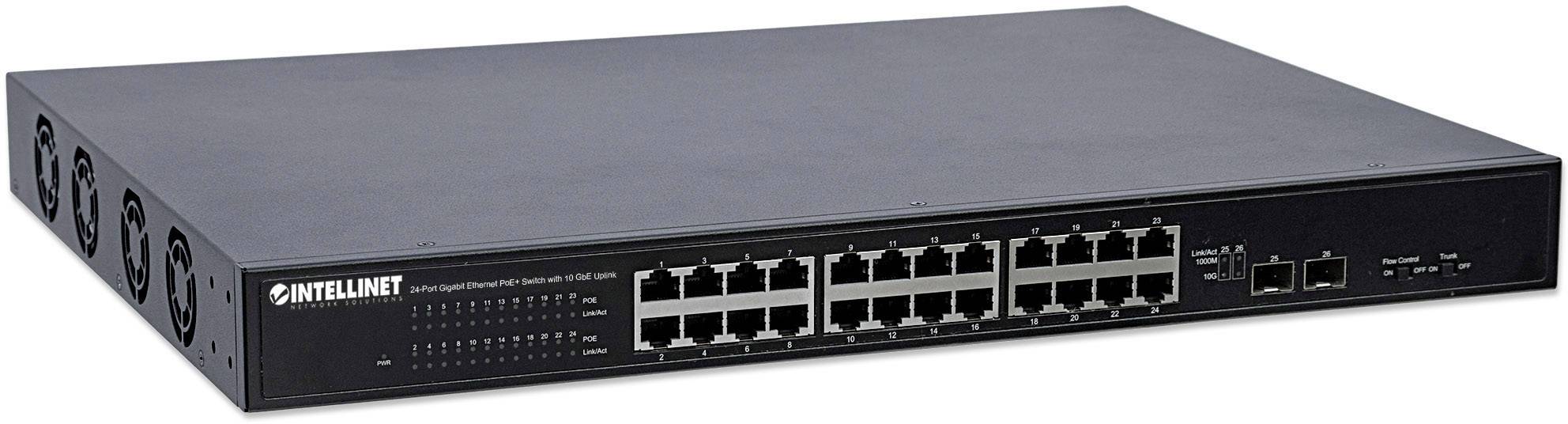 Intellinet 561143 19 Zoll Netzwerk-Switch 24 + 2 Port 1 GBit/s ...