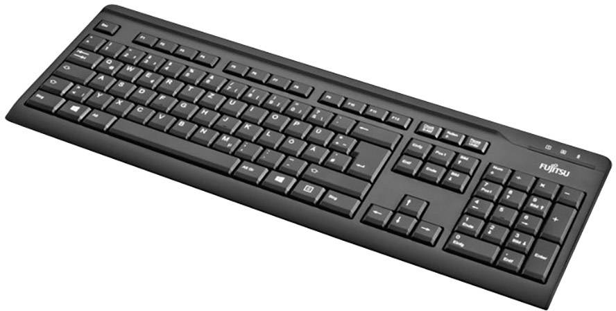 Fujitsu KB410 USB USB Tastatur Deutsch, QWERTZ Schwarz | digitalo