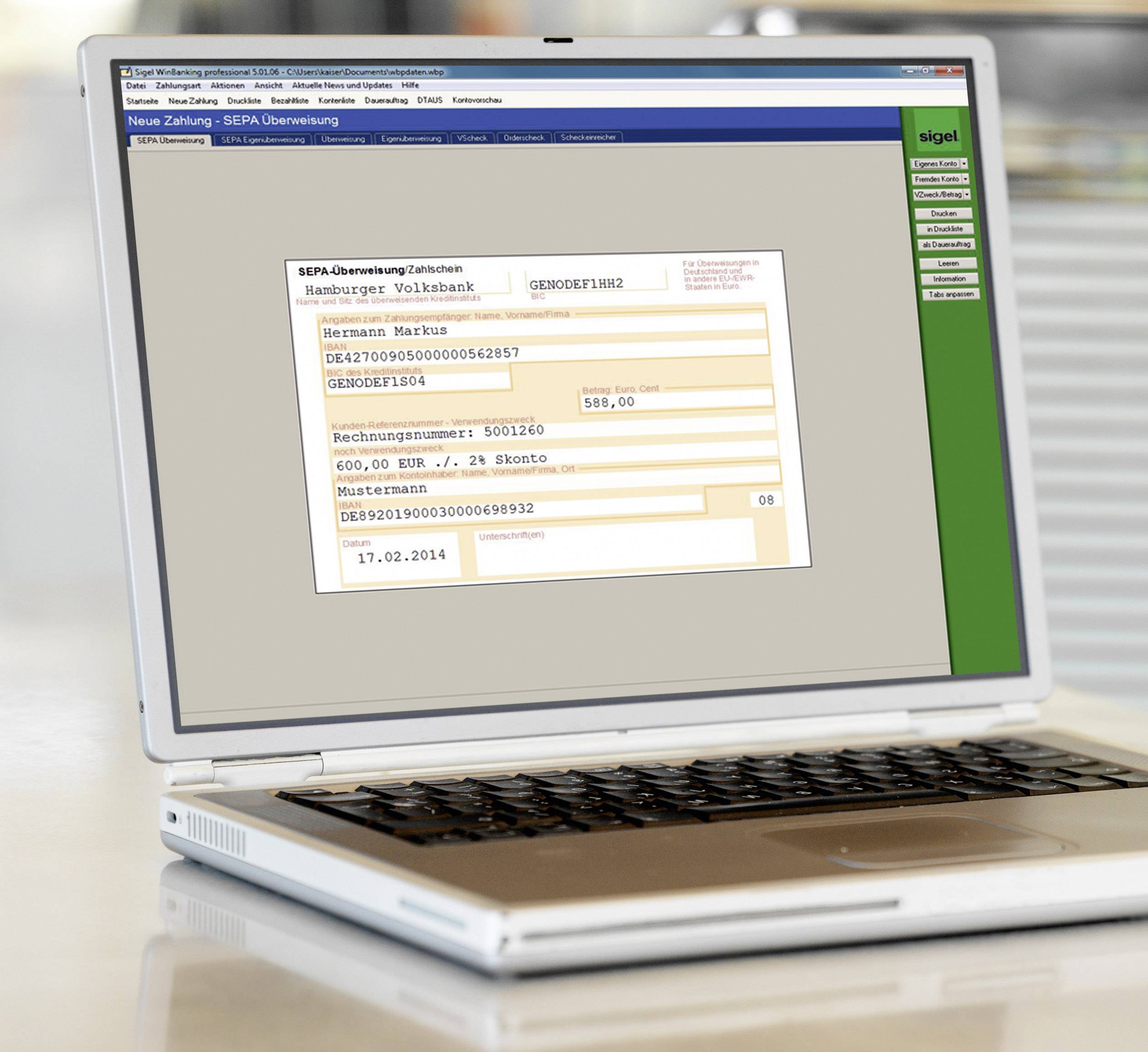 Sigel Software WinBanking Professional DIN A4 Anzahl der Blätter: 60 SW235 | voelkner