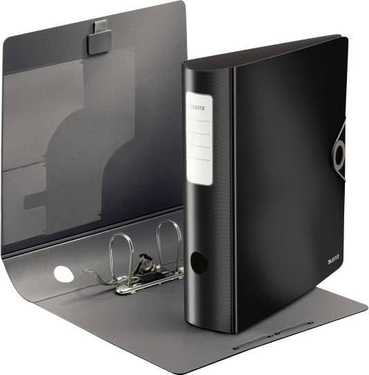 Leitz Ordner Active Solid DIN A4 Rückenbreite: 82mm Schwarz 2 Bügel ...