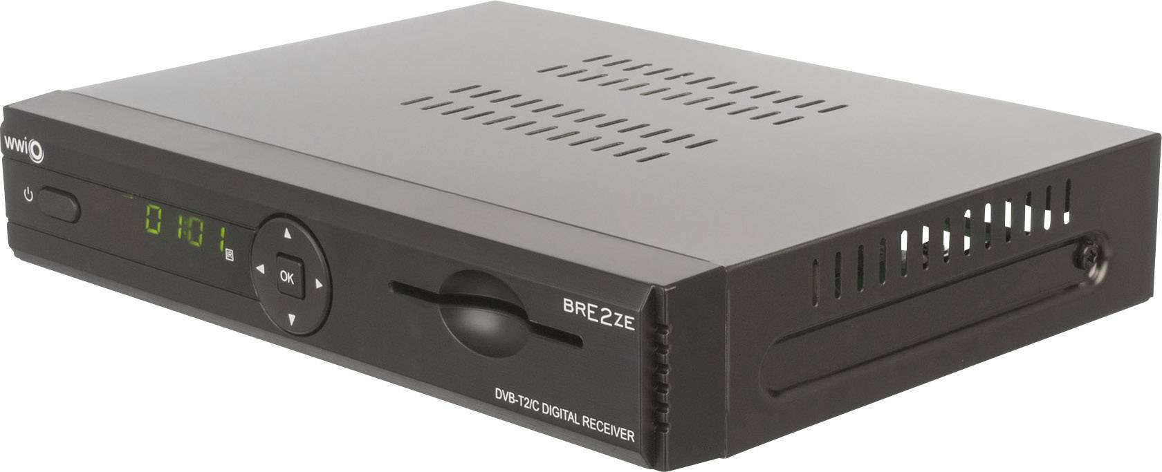 WWiO BRE2ZE DVB-T/T2/C Kombo-Receiver Aufnahmefunktion, Deutscher DVB ...