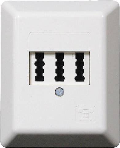 Basetech Telefondose Aufputz Weiß | voelkner