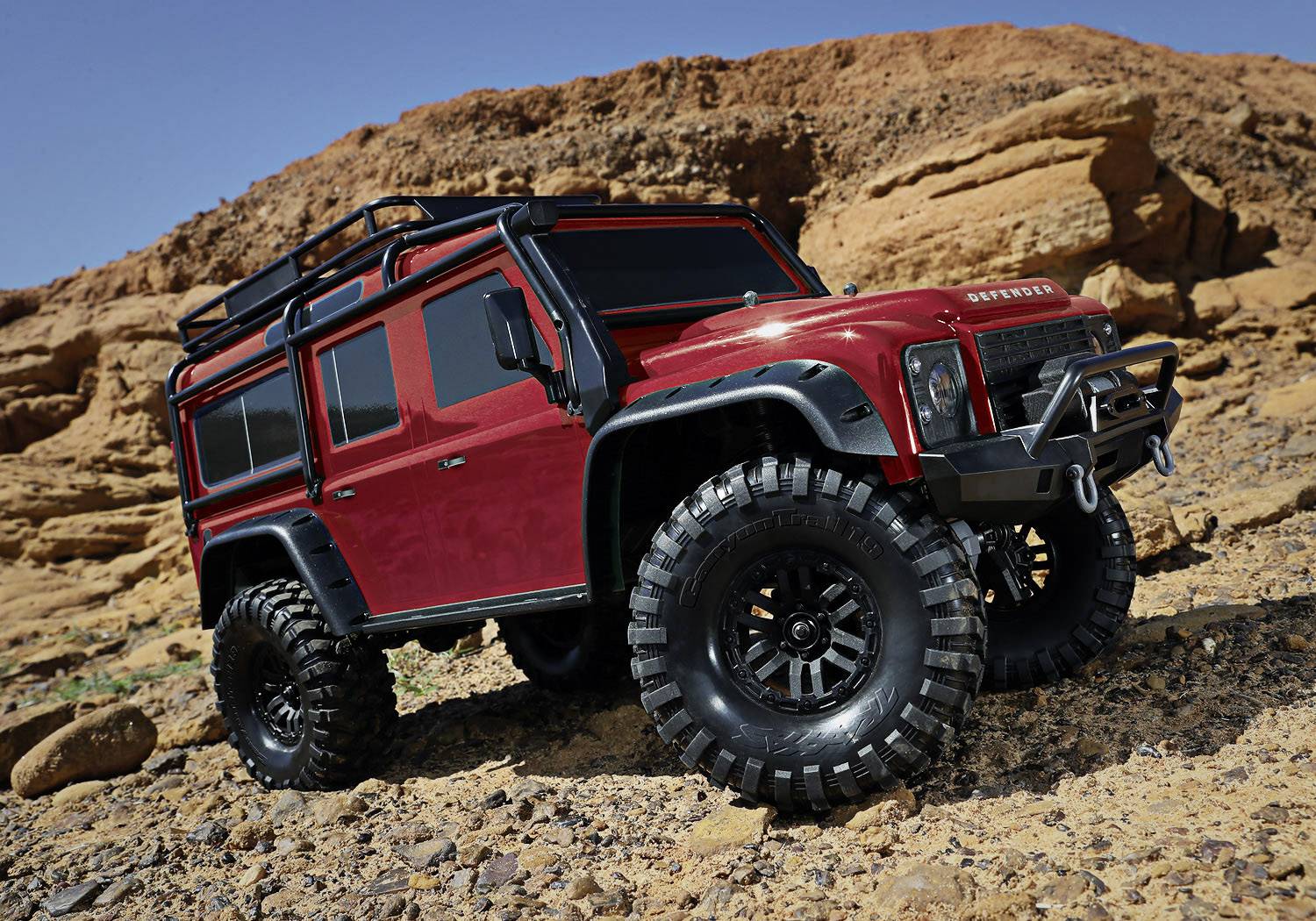 Traxxas Landrover Defender Brushed RC Modellauto Elektro Crawler ...