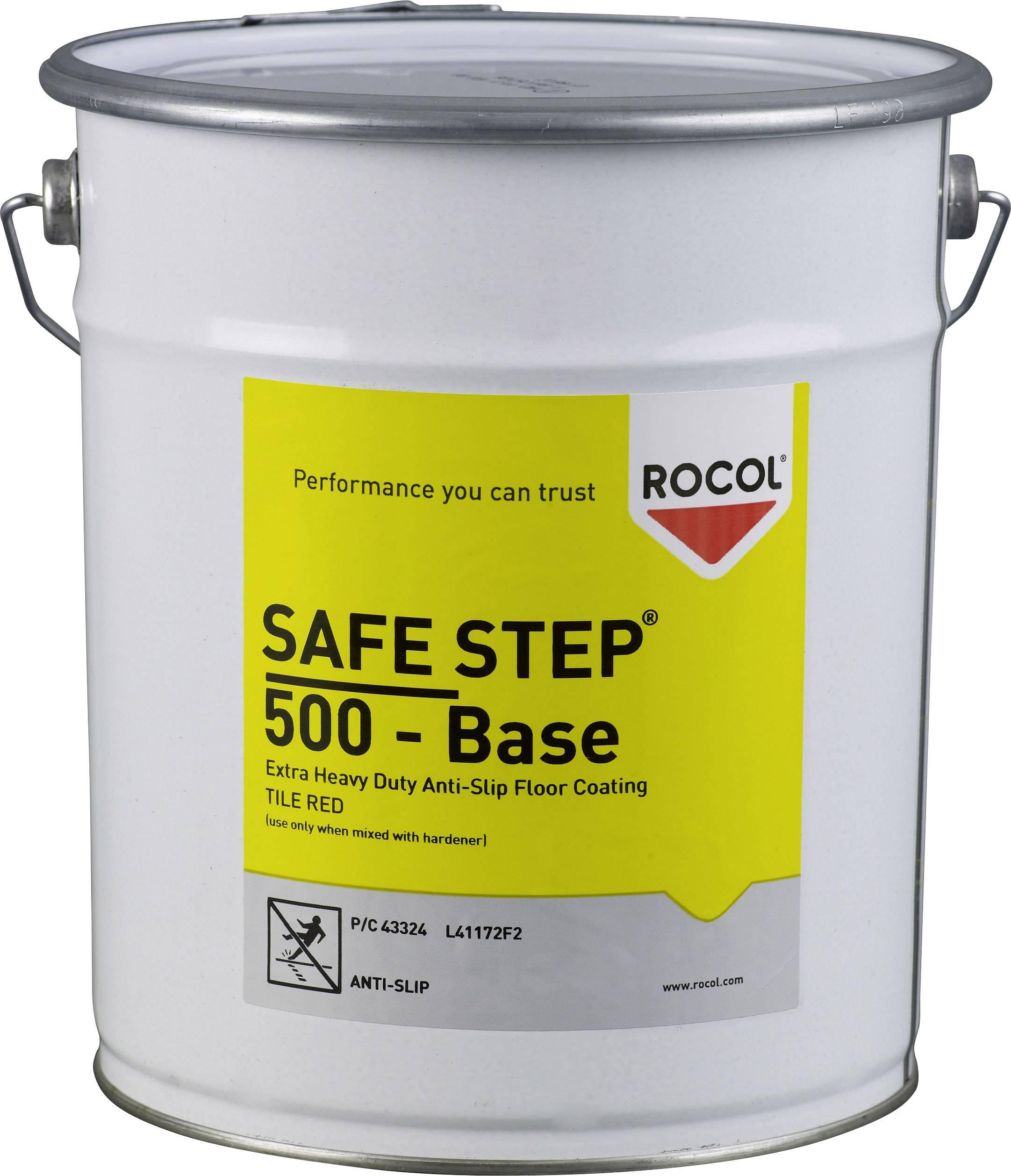 Rocol RS43323 SAFE STEP 500 Bodenbeschichtung 5l Ziegel-Rot ...