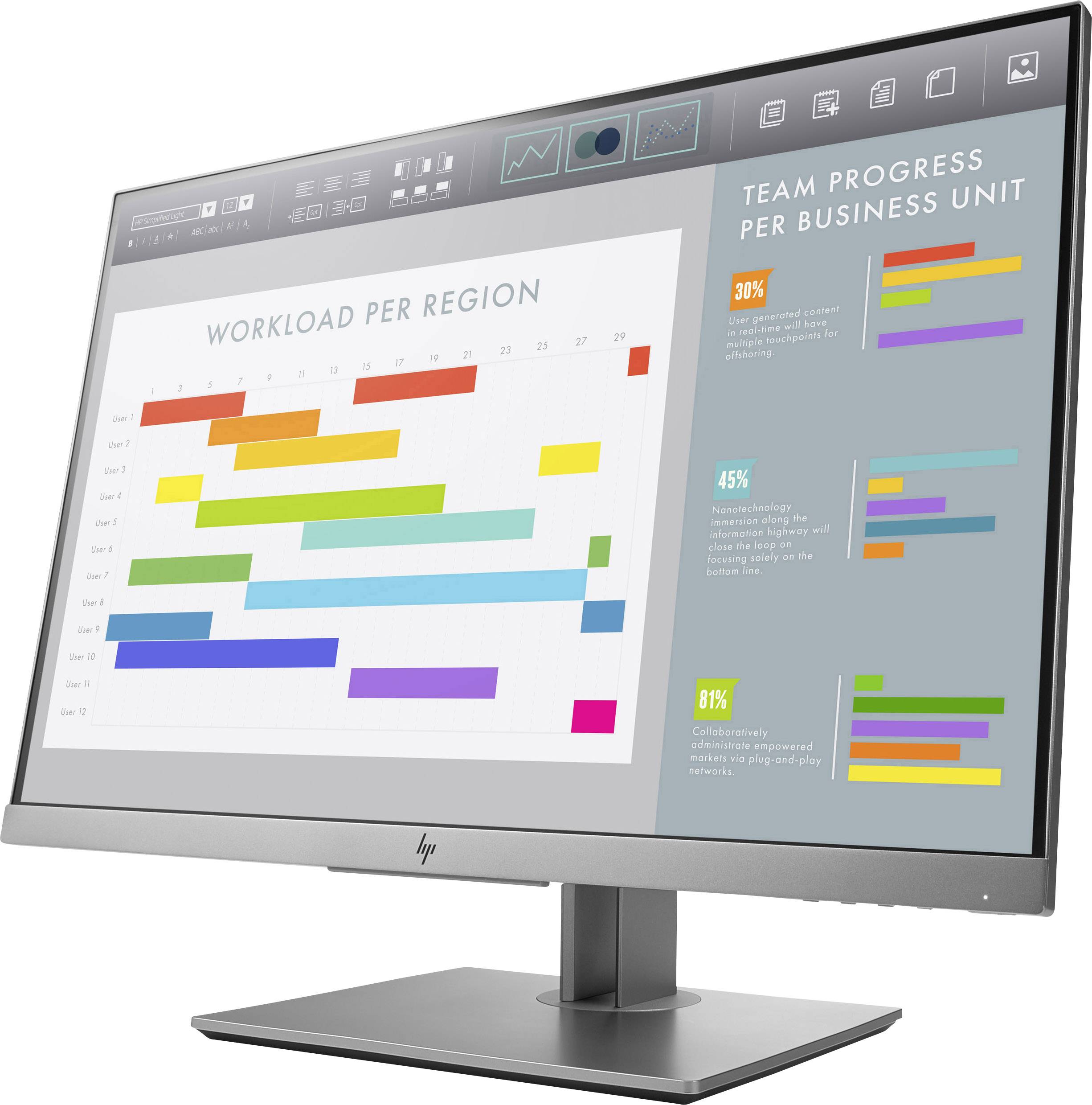 HP EliteDisplay E243i LED-Monitor 61cm (24 Zoll) EEK A (A++ - E) 1920 x ...