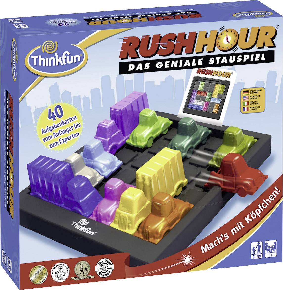 Thinkfun Rush Hour®-Das geniale Stauspiel 76301 | SMDV