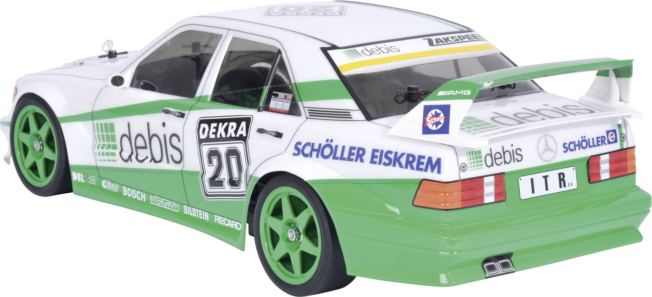 Tamiya TT-01E Mercedes Benz 190E debis Zakspeed Brushed 1:10 RC ...